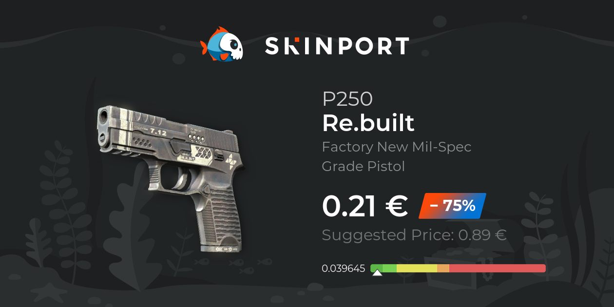 P250 | Re.built (Factory New) - Counter-Strike 2 - Skinport