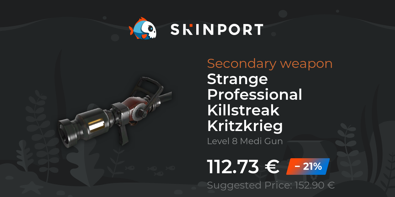 Strange Professional Killstreak Kritzkrieg - Team Fortress 2 - Skinport