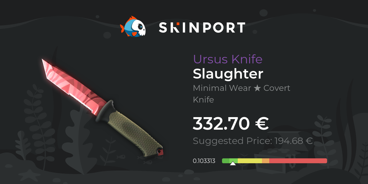 Ursus Knife | Slaughter (Minimal Wear) - Counter-Strike 2 - Skinport