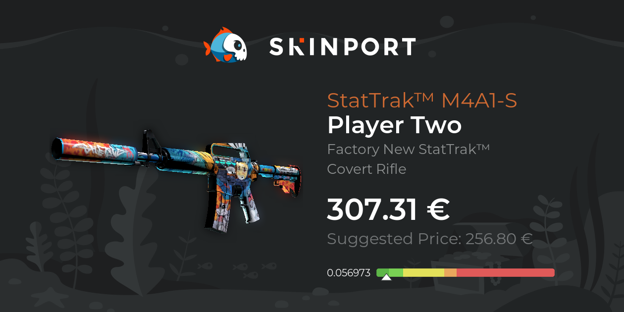 StatTrak™ M4A1-S | Player Two (Factory New) - Counter-Strike 2 - Skinport