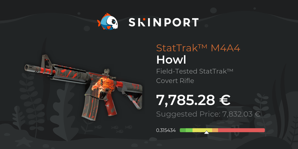 StatTrak™ M4A4 | Howl (Field-Tested) - Counter-Strike 2 - Skinport