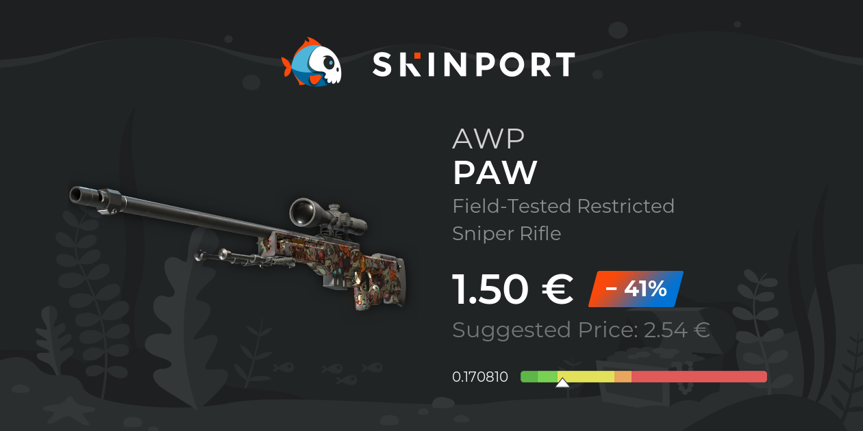AWP | PAW (Field-Tested) - Counter-Strike 2 - Skinport