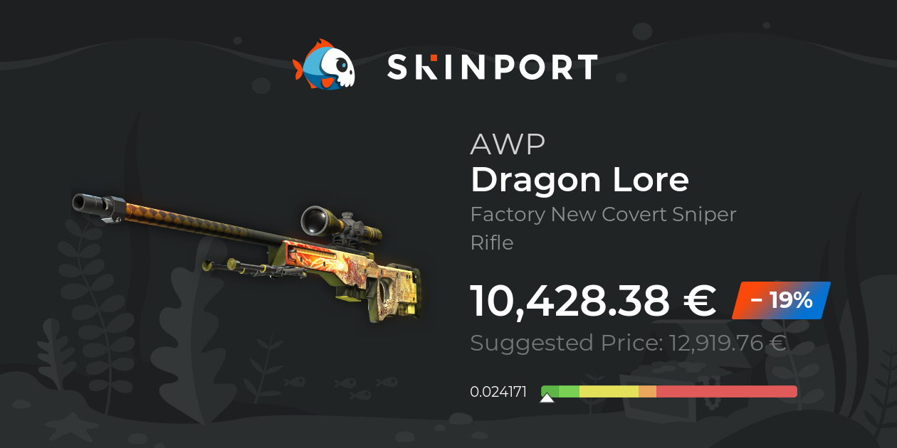 AWP | Dragon Lore (Factory New) - Counter-Strike 2 - Skinport