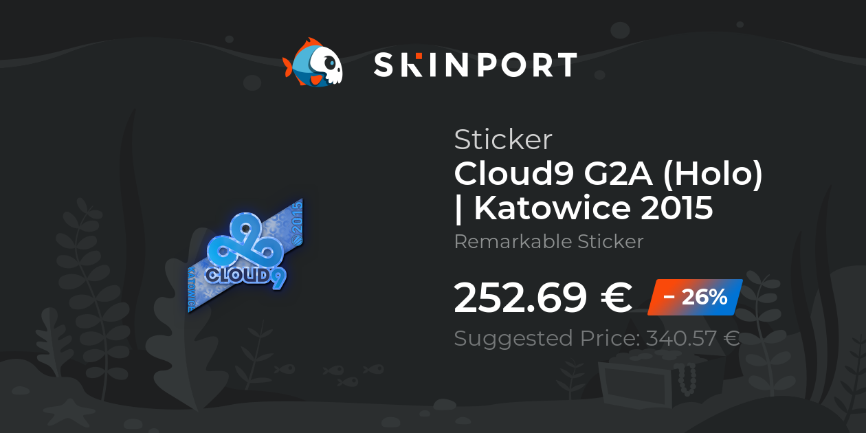 Sticker | Cloud9 G2A (Holo) | Katowice 2015 - CS:GO - Skinport
