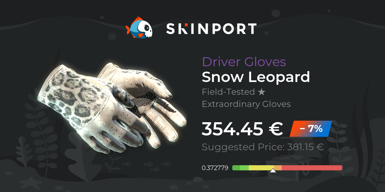 Driver Gloves | Snow Leopard (Field-Tested) - Counter-Strike 2 - Skinport