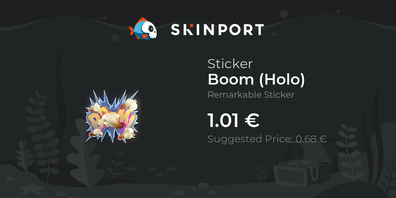 Sticker | Boom (Holo) - Counter-Strike 2 - Skinport