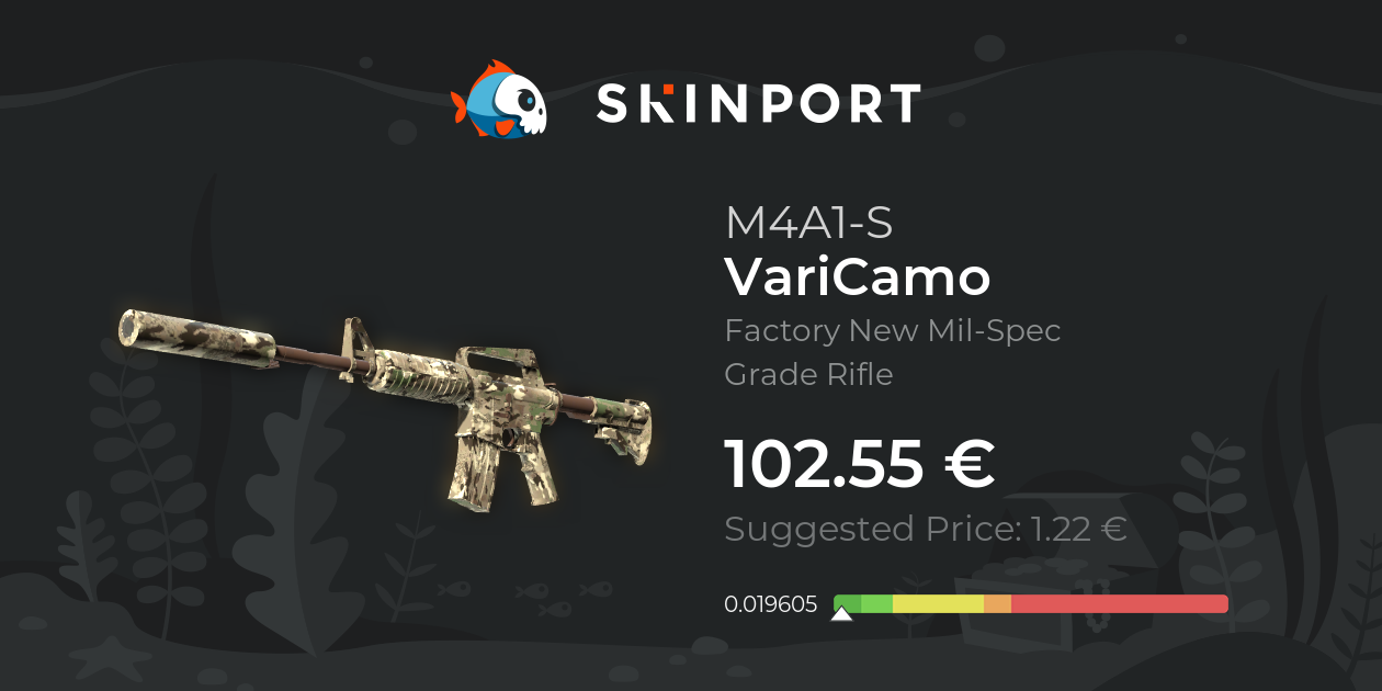 M4A1-S | VariCamo (Factory New) - Counter-Strike 2 - Skinport
