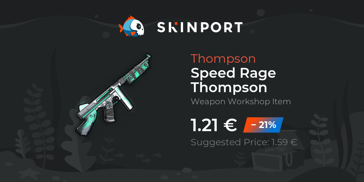 Speed Rage Thompson - Rust - Skinport