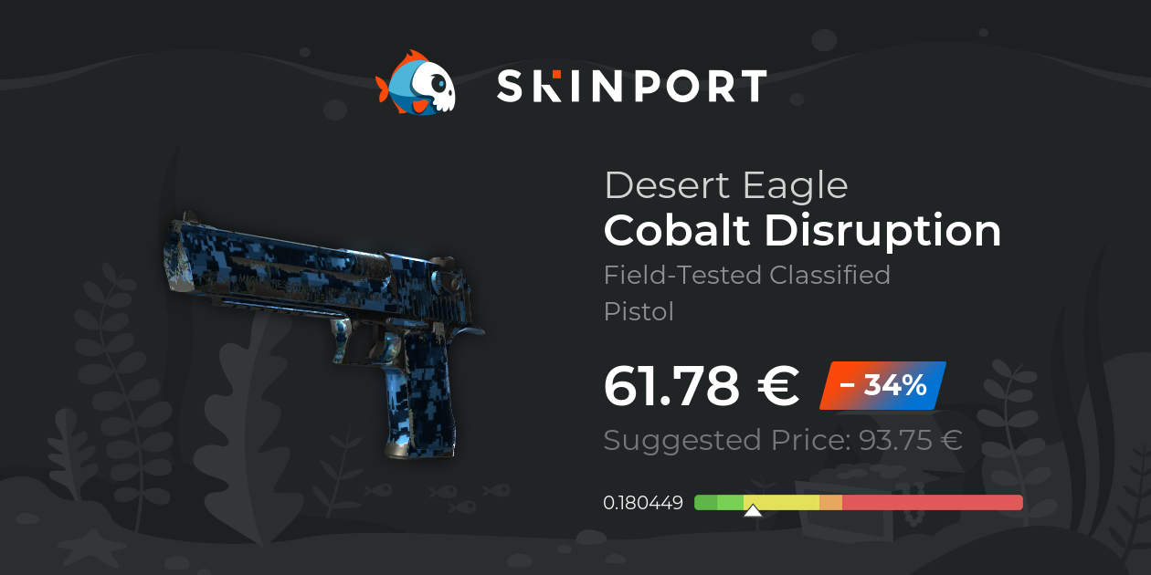 Desert Eagle | Cobalt Disruption (Field-Tested) - Counter-Strike 2 ...