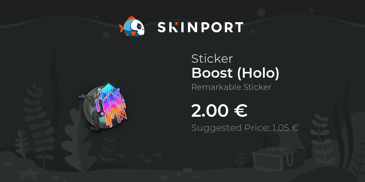 Sticker | Boost (Holo) - Counter-Strike 2 - Skinport