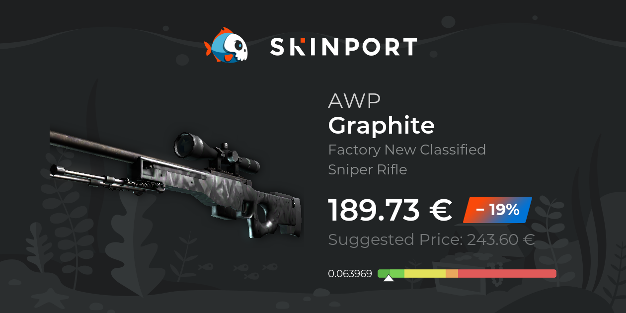 AWP | Graphite (Fabriksny) - CS:GO - Skinport