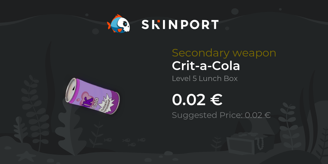 Crit-a-Cola - Team Fortress 2 - Skinport