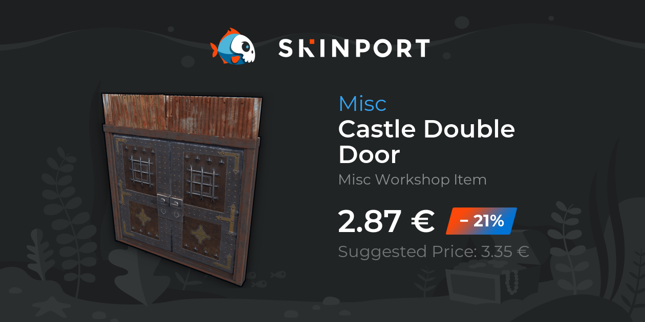 Castle Double Door - Rust - Skinport