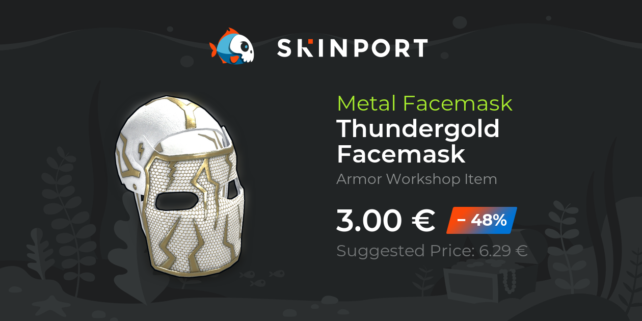 Thundergold Facemask - Rust - Skinport