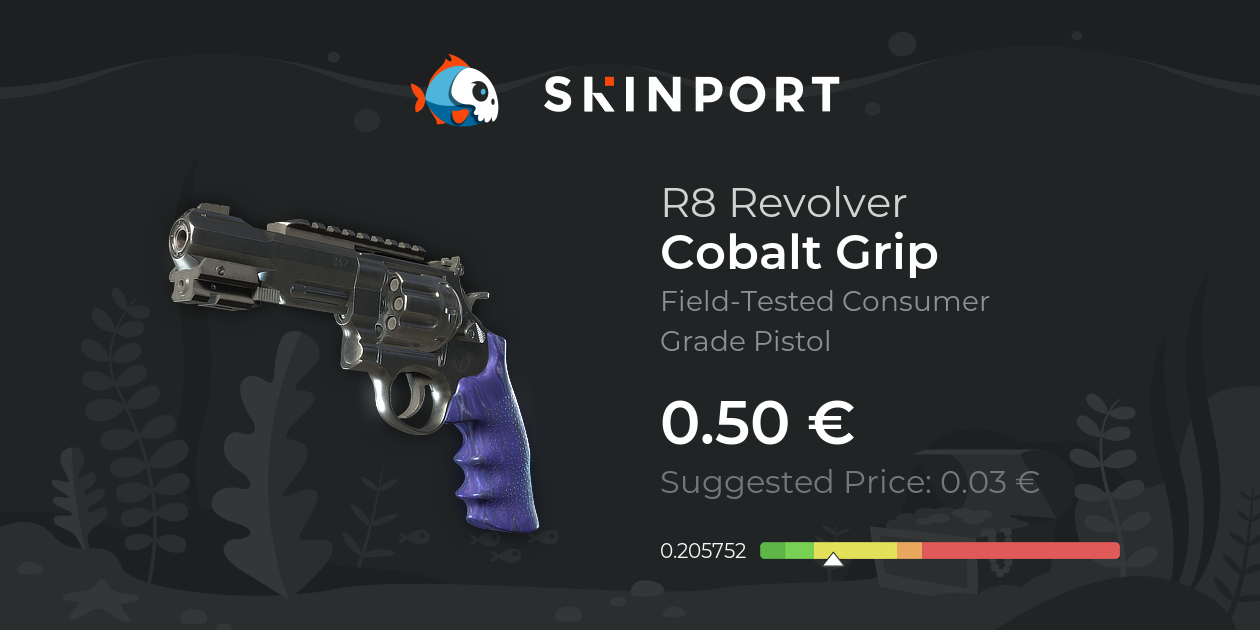 R8 Revolver | Cobalt Grip (Field-Tested) - Counter-Strike 2 - Skinport