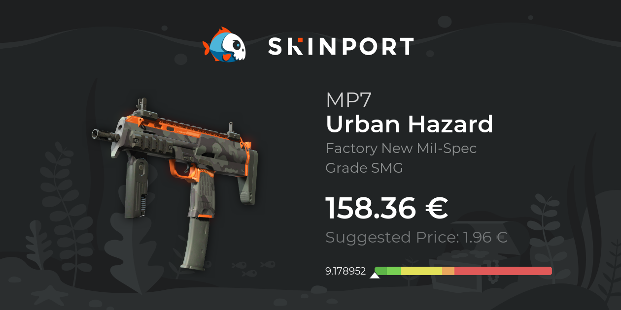 MP7 | Urban Hazard (Factory New) - Counter-Strike 2 - Skinport