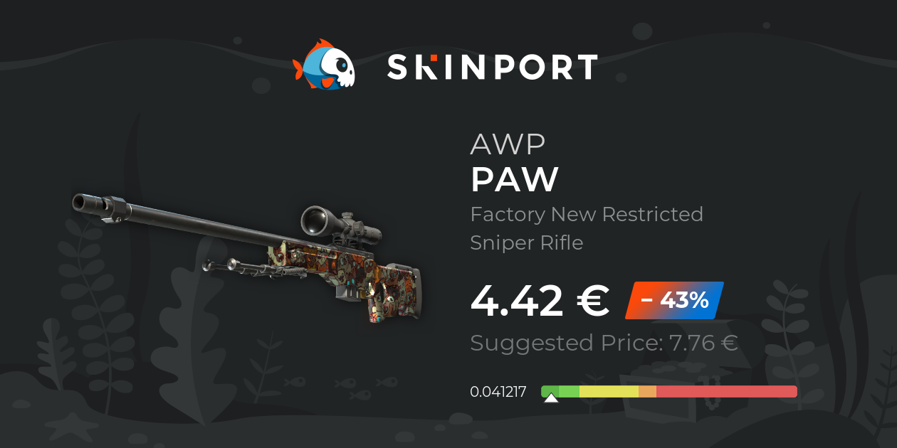 AWP | PAW (Factory New) - Counter-Strike 2 - Skinport