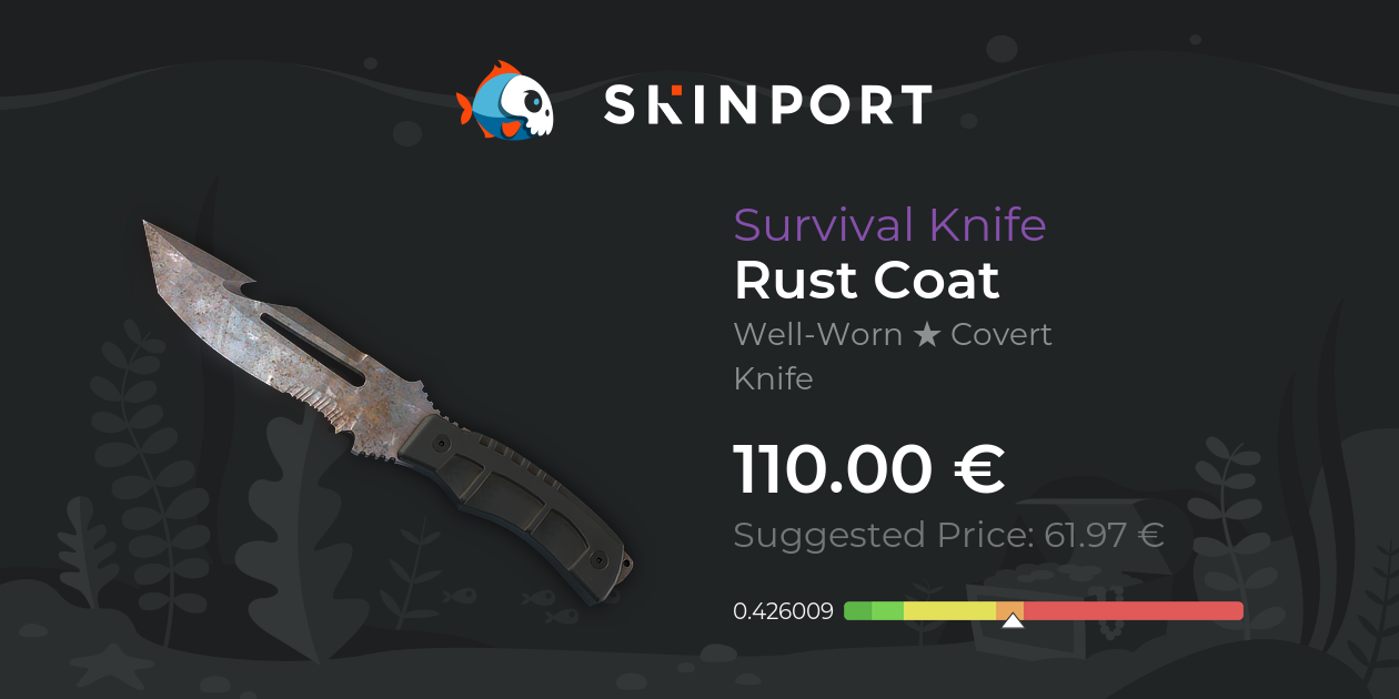 Survival Knife | Rust Coat (Well-Worn) - Counter-Strike 2 - Skinport