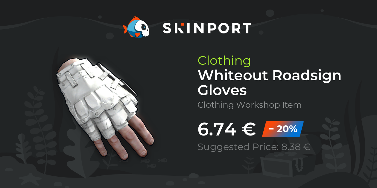 Whiteout Roadsign Gloves - Rust - Skinport