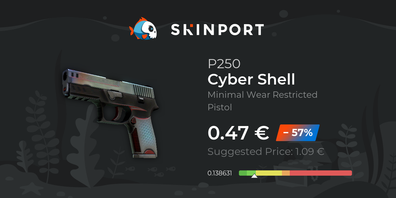 P250 | Cyber Shell (Minimal Wear) - Counter-Strike 2 - Skinport