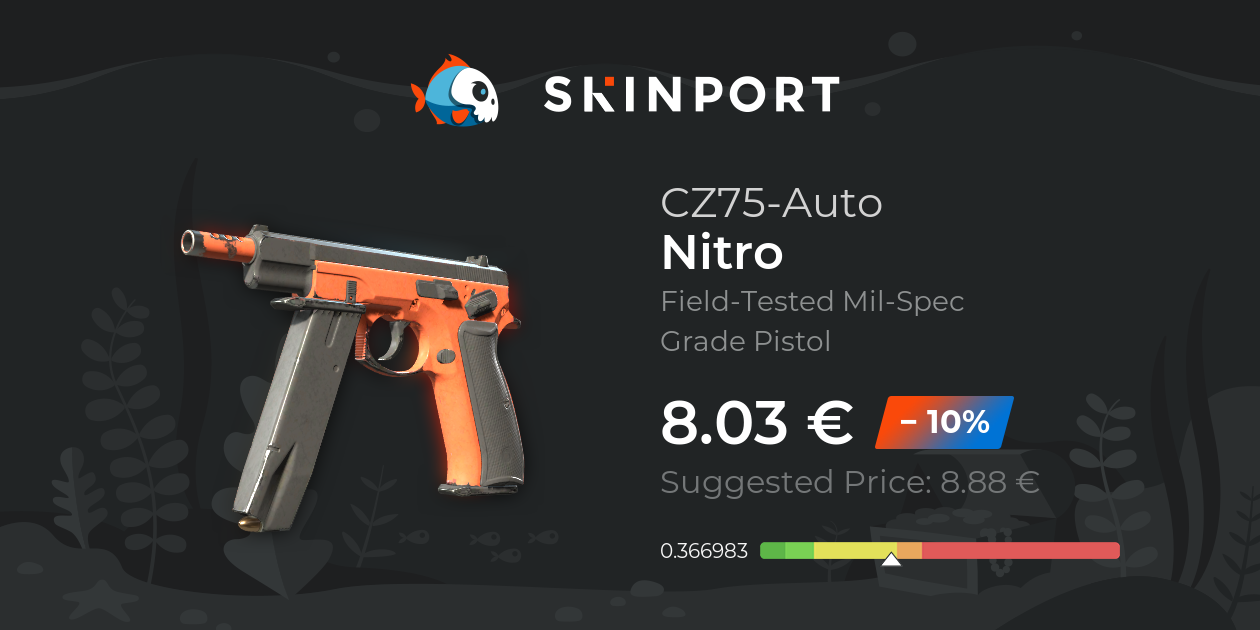 CZ75-Auto | Nitro (Field-Tested) - Counter-Strike 2 - Skinport