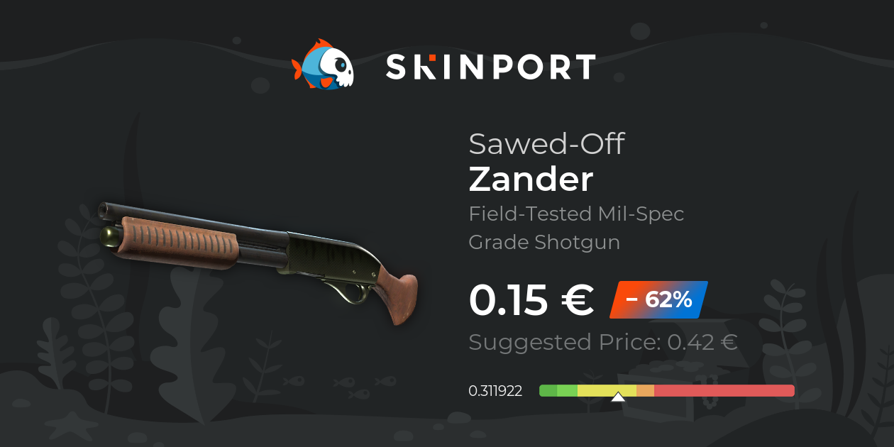 Sawed-Off | Zander (Field-Tested) - Counter-Strike 2 - Skinport