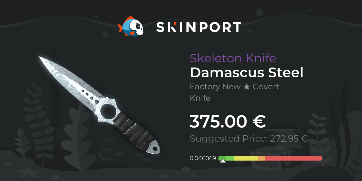 Skeleton Knife | Damascus Steel (Factory New) - Counter-Strike 2 - Skinport