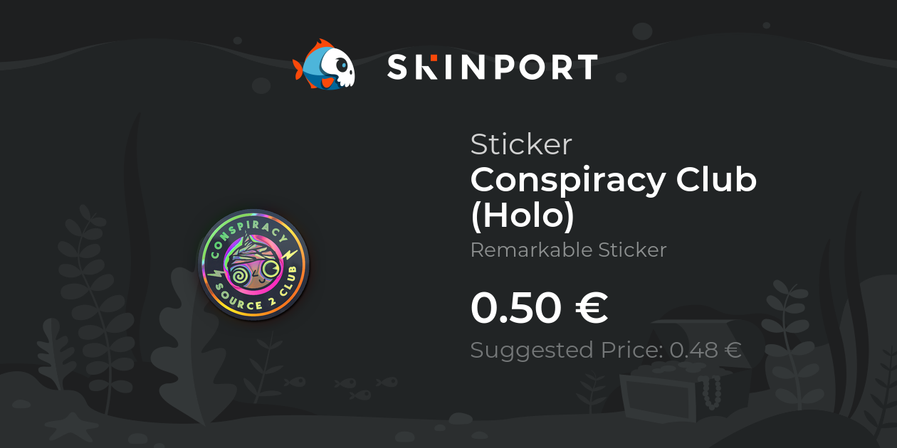 Sticker | Conspiracy Club (Holo) - Counter-Strike 2 - Skinport
