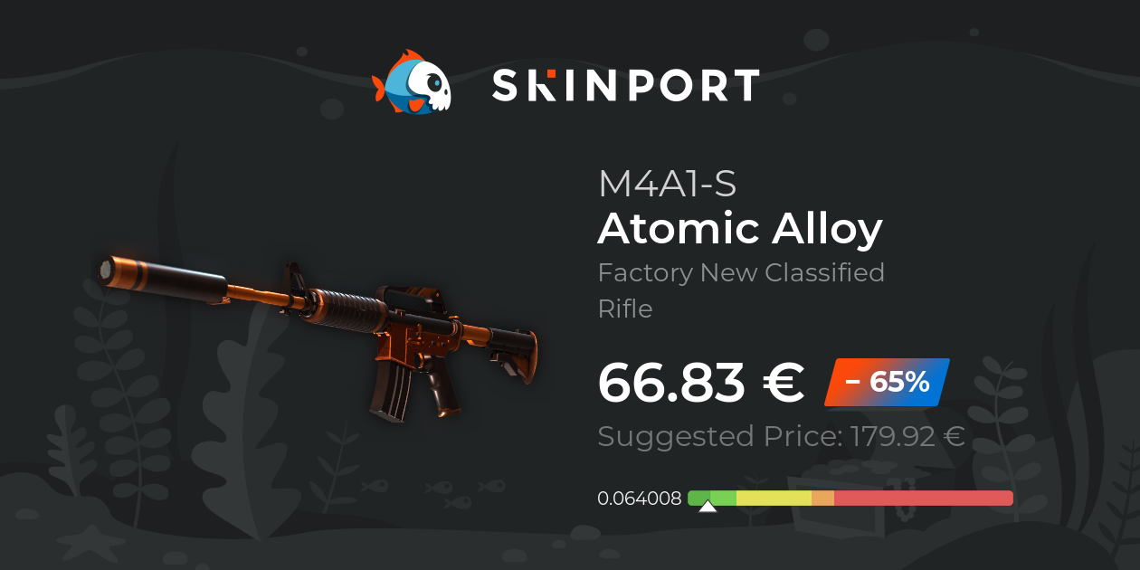 M4A1-S | Atomic Alloy (Factory New) - Counter-Strike 2 - Skinport