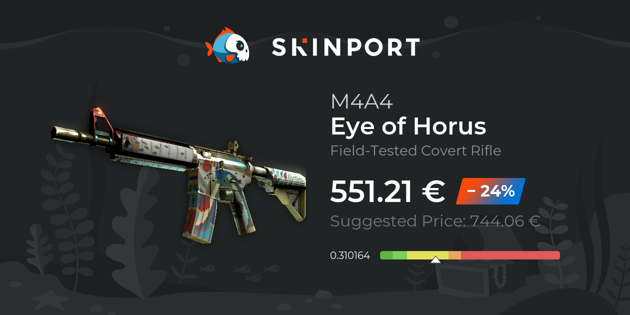 M4A4 | Eye of Horus (Field-Tested) - CS:GO - Skinport