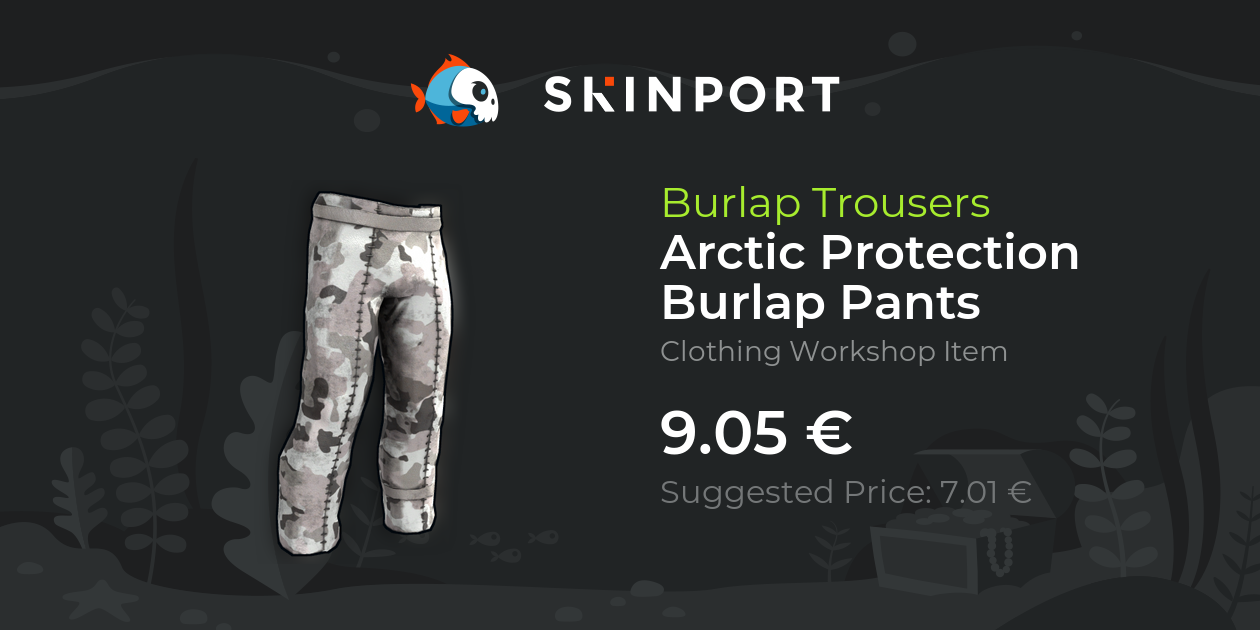 Arctic Protection Burlap Pants - Rust - Skinport