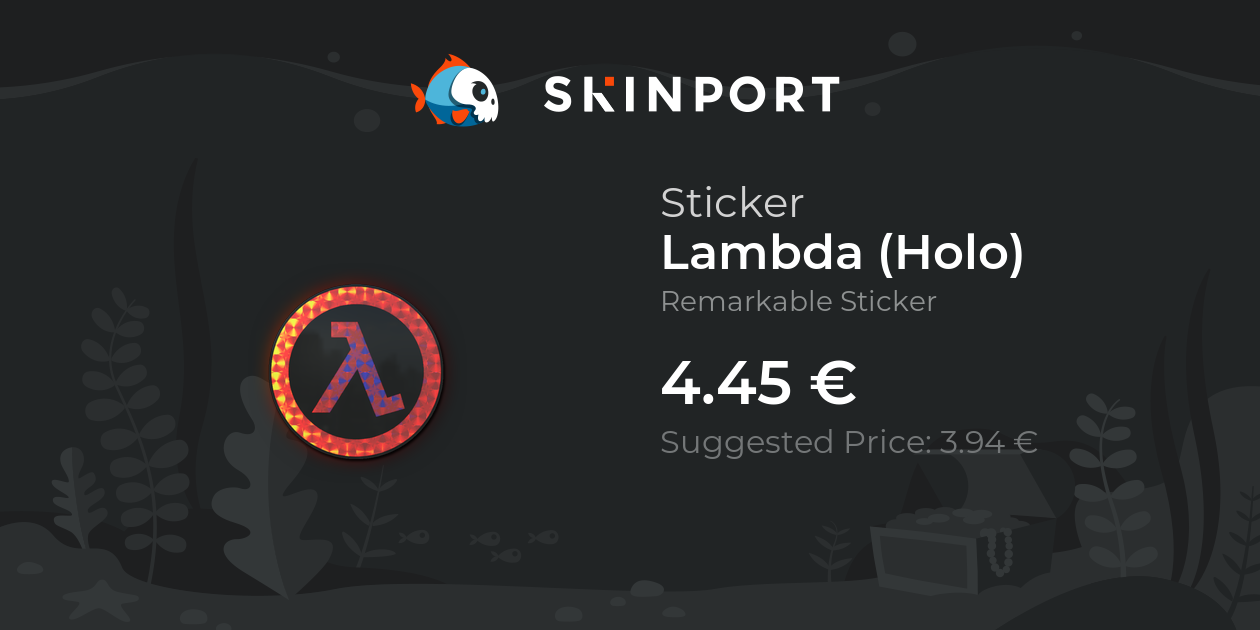 Sticker | Lambda (Holo) - Counter-Strike 2 - Skinport