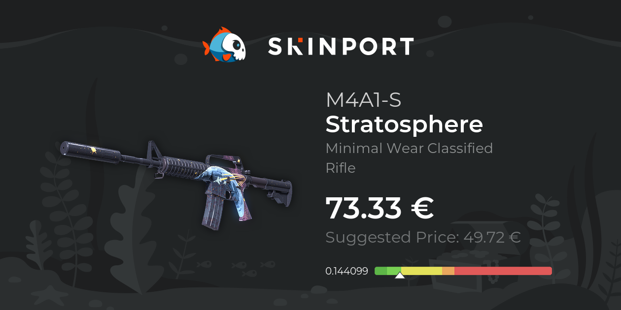 M4A1-S | Stratosphere (Minimal Wear) - Counter-Strike 2 - Skinport