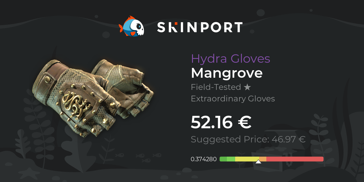 Hydra Gloves | Mangrove (Field-Tested) - Counter-Strike 2 - Skinport