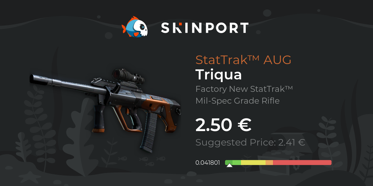 AUG (StatTrak™) | Triqua (Fabrikneu) - Counter-Strike 2 - Skinport