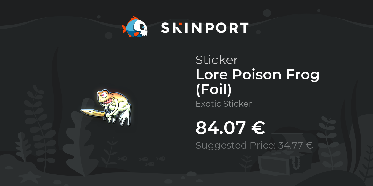 Sticker | Lore Poison Frog (Foil) - Counter-Strike 2 - Skinport