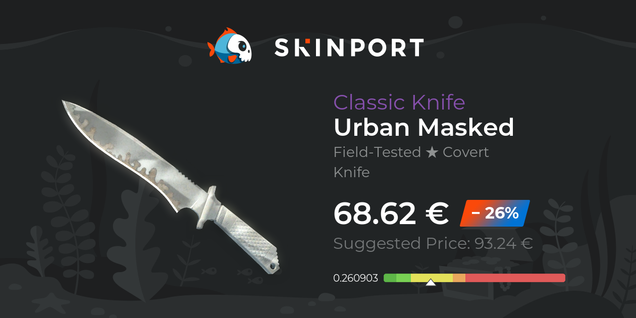Classic Knife | Urban Masked (Field-Tested) - Counter-Strike 2 - Skinport