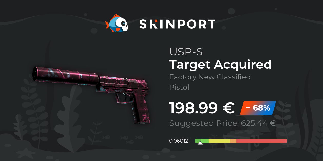 USP-S | Target Acquired (Factory New) - CS2 - Skinport