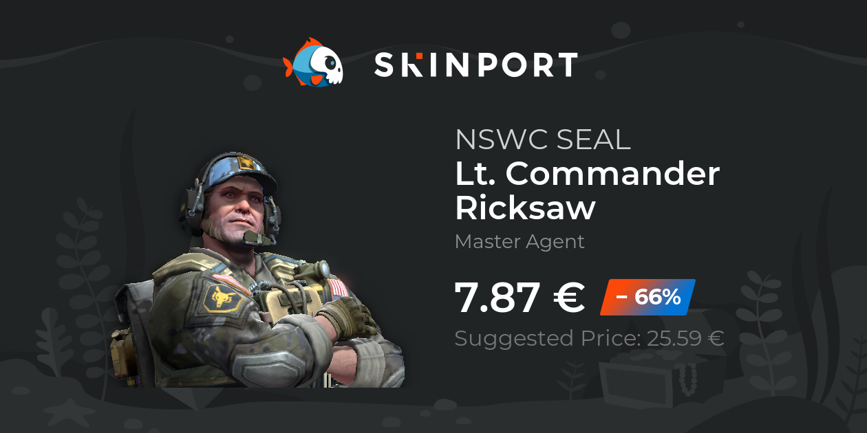 Lt. Commander Ricksaw | NSWC SEAL - CS2 - Skinport