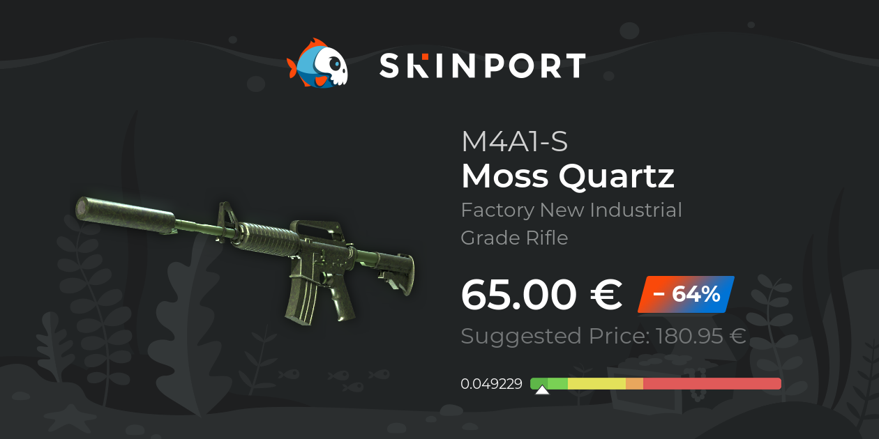 M4A1-S | Moss Quartz (Factory New) - Counter-Strike 2 - Skinport