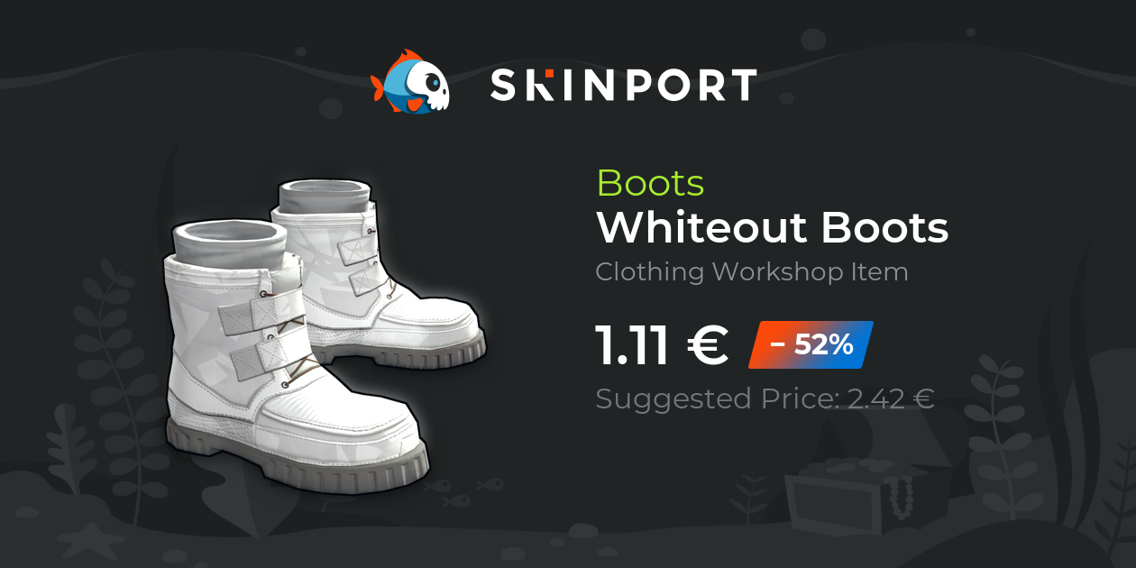 Whiteout Boots - Rust - Skinport