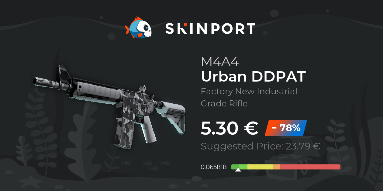 M4A4 | Urban DDPAT (Factory New) - CS2 - Skinport