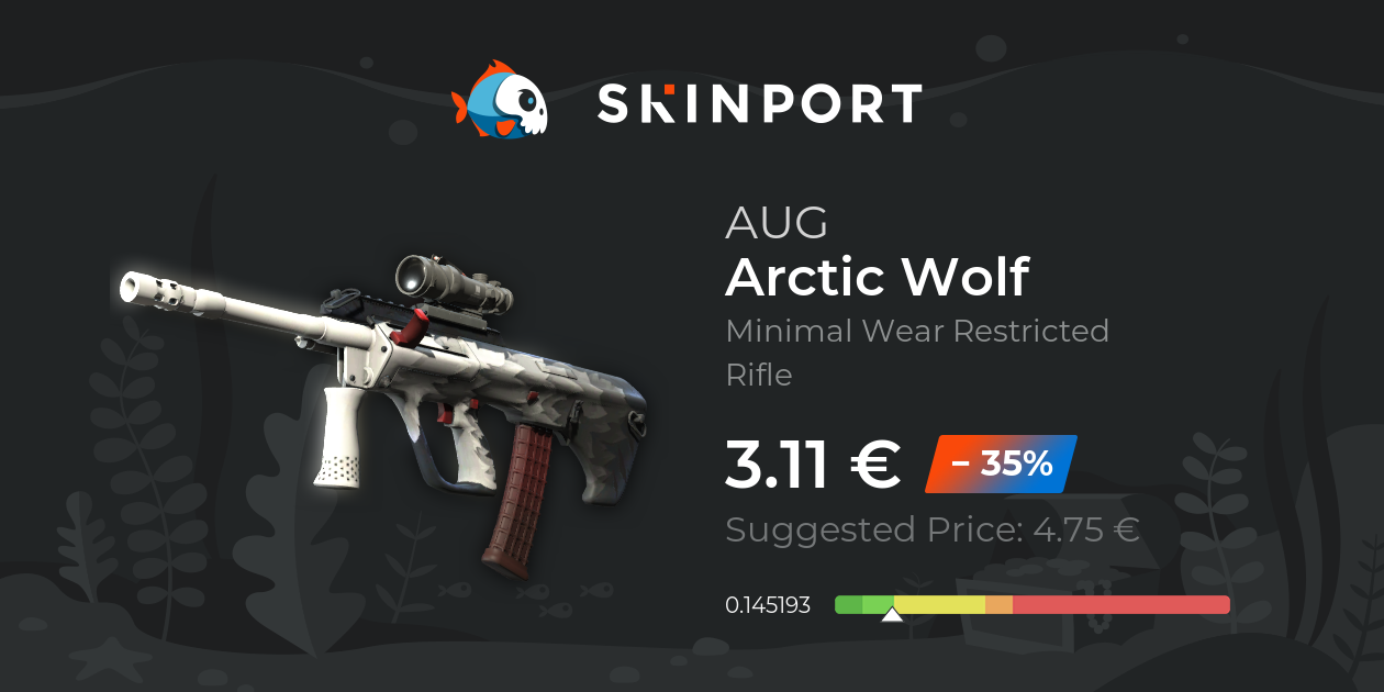 AUG | Arctic Wolf (Minimal Wear) - Counter-Strike 2 - Skinport