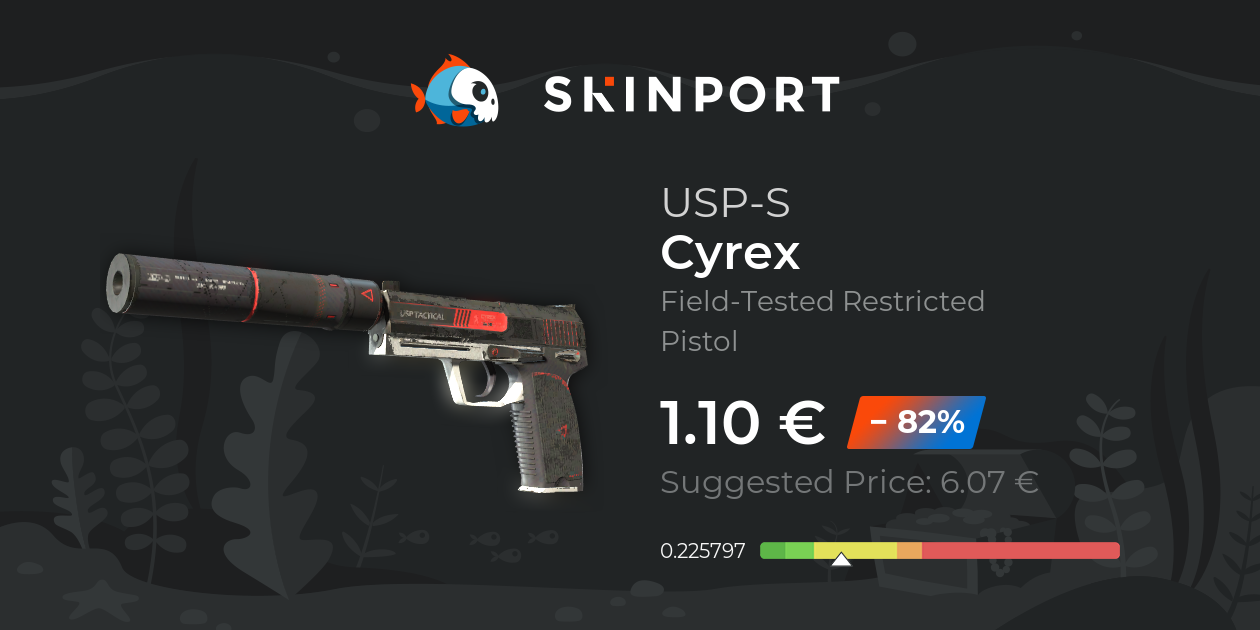 USP-S | Cyrex (Field-Tested) - Counter-Strike 2 - Skinport