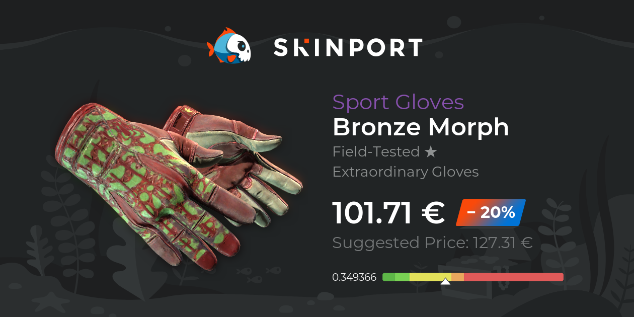 Sport Gloves | Bronze Morph (Field-Tested) - Counter-Strike 2 - Skinport