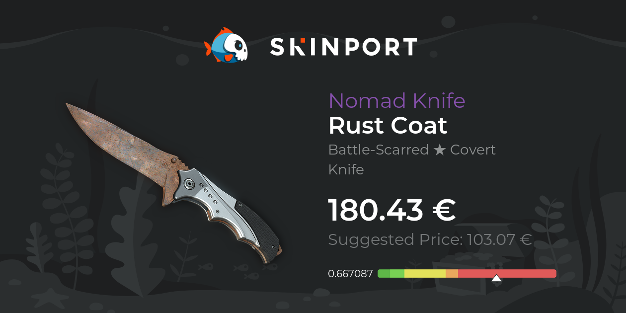 Nomad Knife | Rust Coat (Battle-Scarred) - Counter-Strike 2 - Skinport