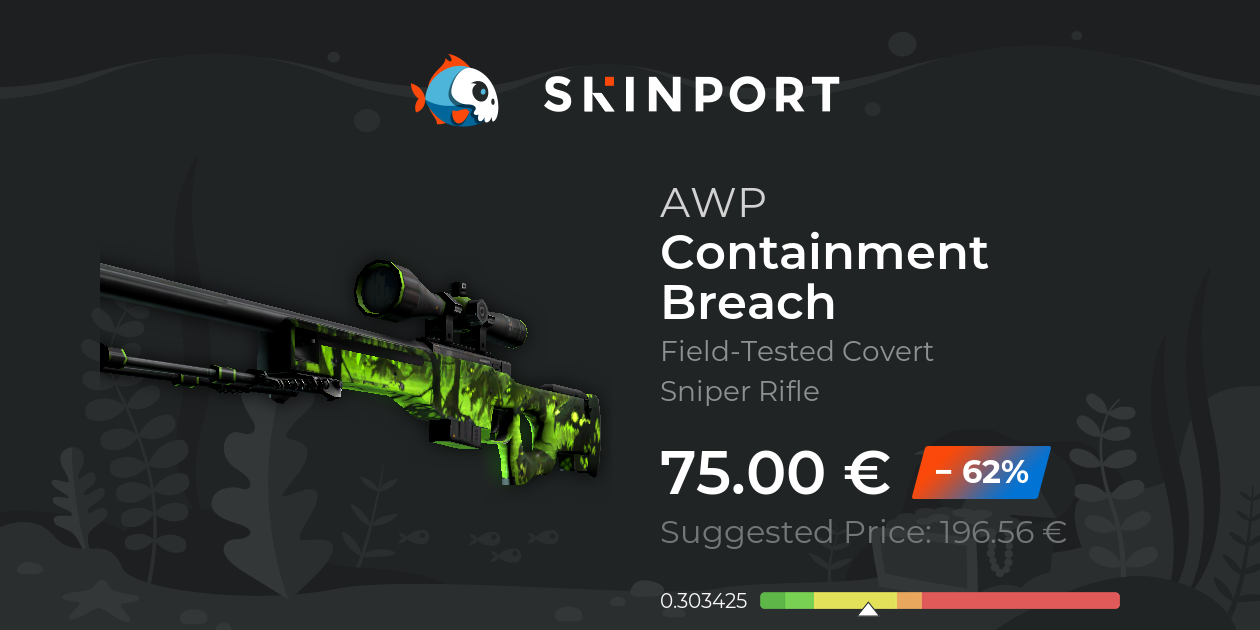 AWP | Containment Breach (Field-Tested) - CS:GO - Skinport