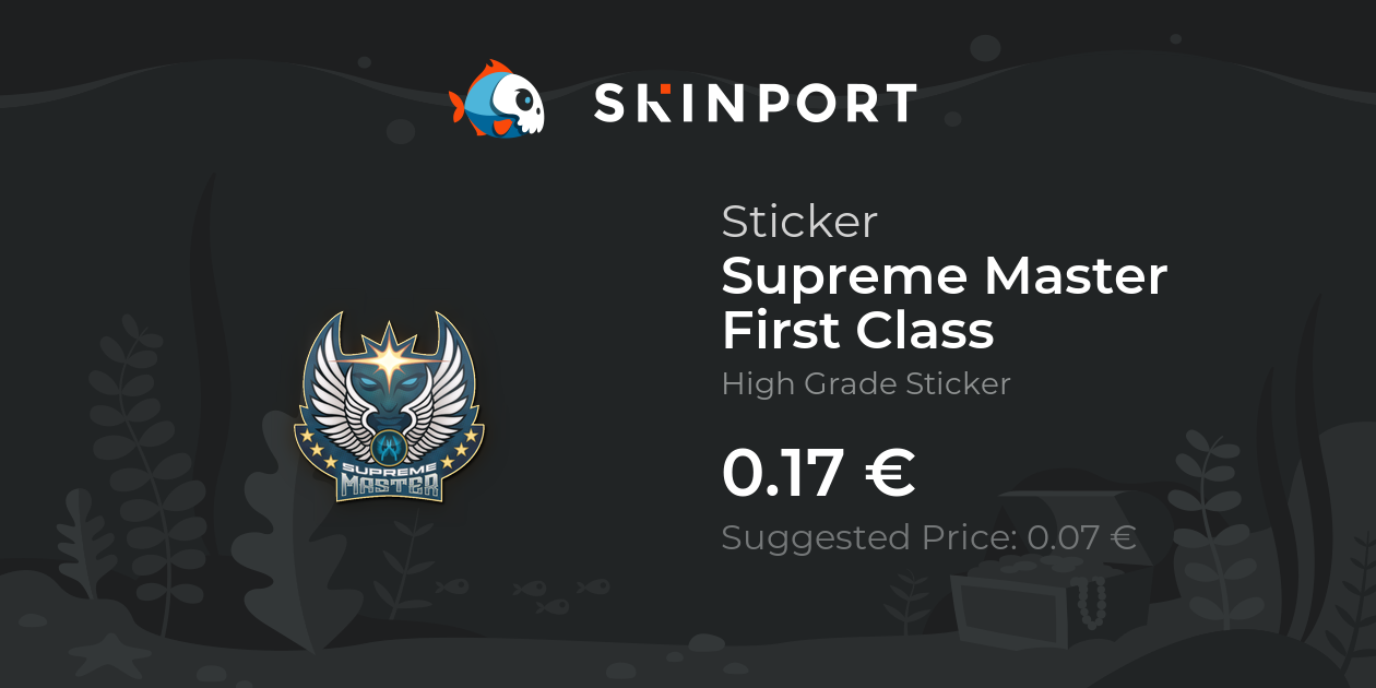 Sticker | Supreme Master First Class - Counter-Strike 2 - Skinport
