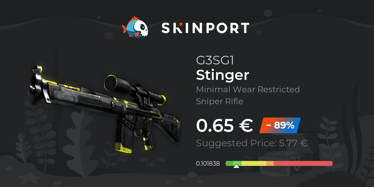 G3SG1 | Stinger (Minimal Wear) - CS:GO - Skinport