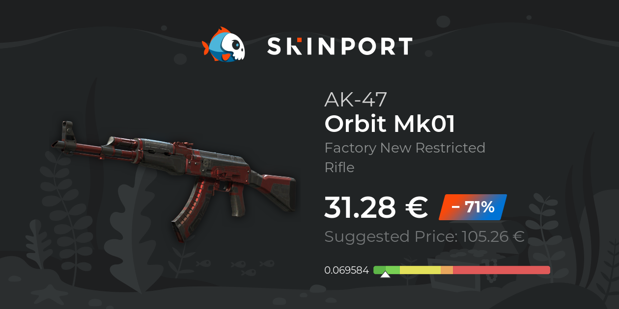 AK-47 | Orbit Mk01 (Factory New) - Counter-Strike 2 - Skinport